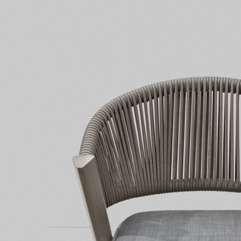 Wade Logan® Brasia 29.72" Patio Bar Stool with Cushion & Reviews | Wayfair